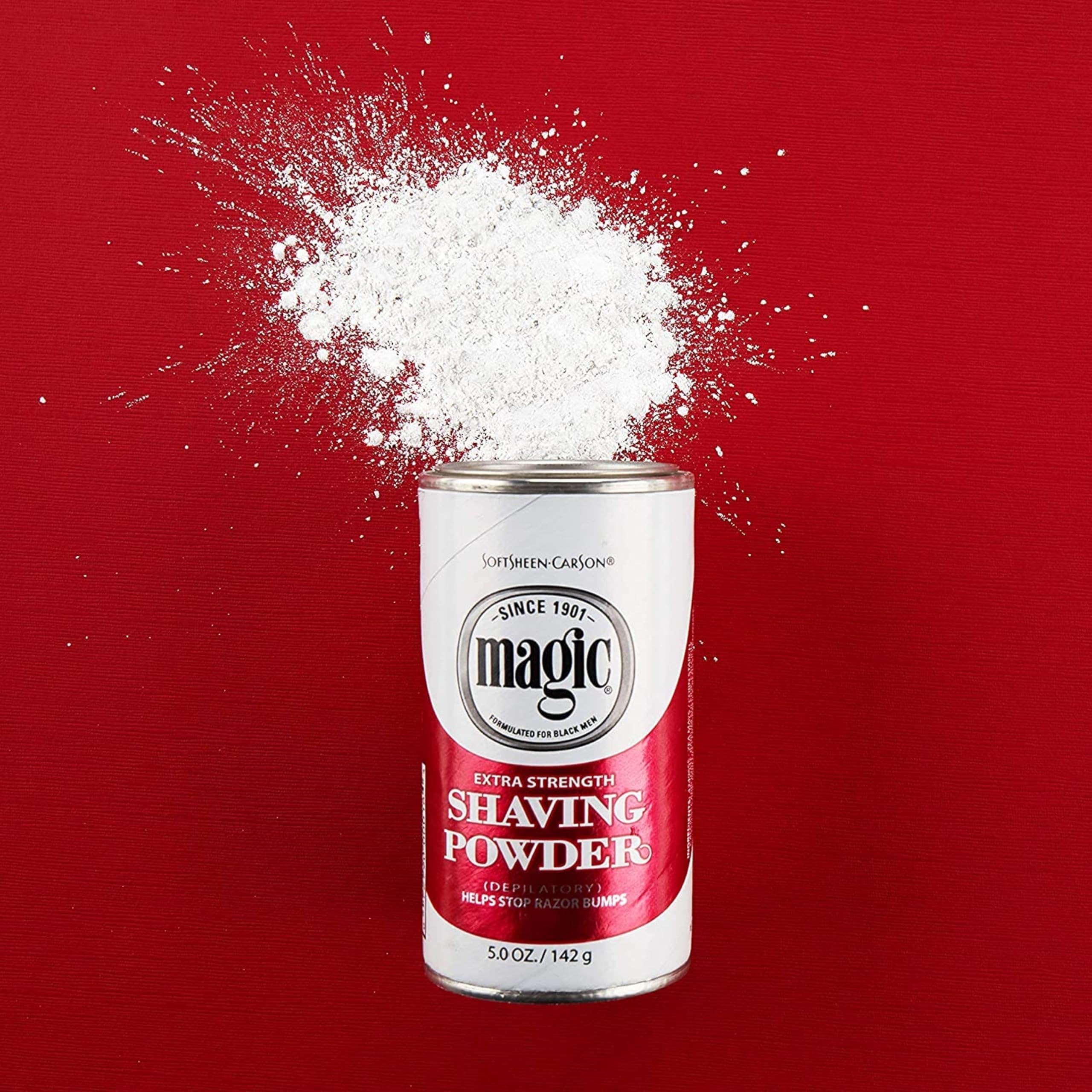 Magic Red Shaving Powder 5.0 oz. Extra Strength Depilatory by Magic