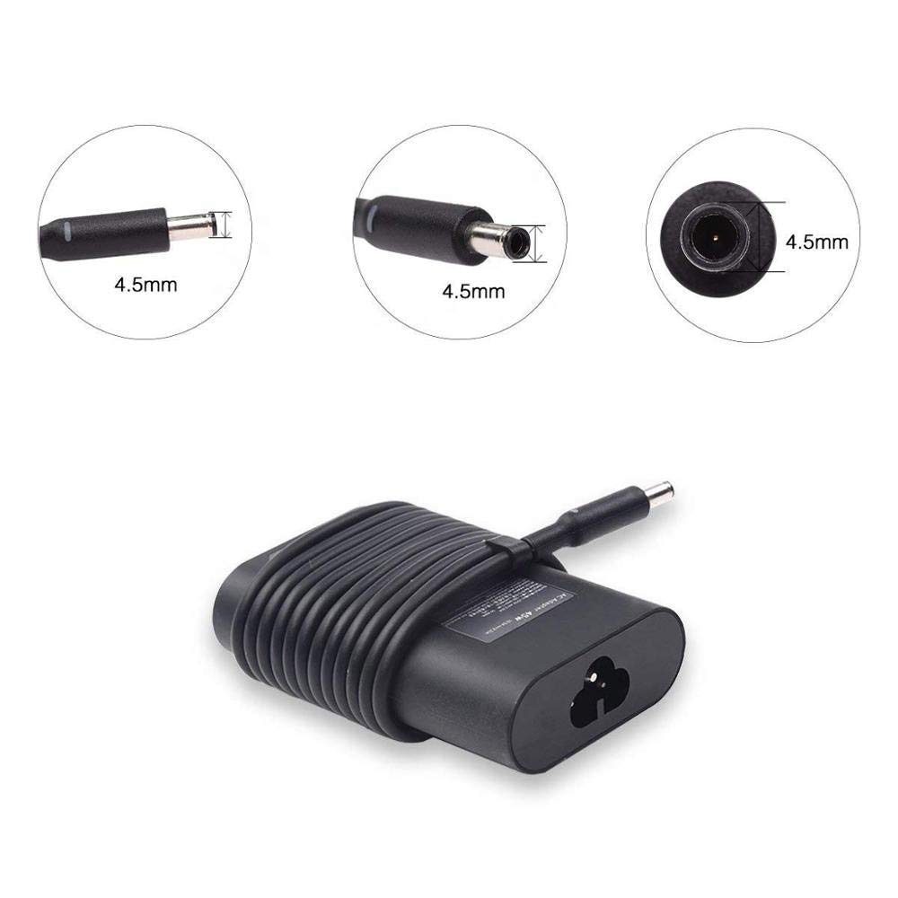 New 45W 2.31A AC Power Charger Fit for Dell XPS13 9350 XPS13 9360 XPS13 9365 Laptop Power Supply Adapter Cord…