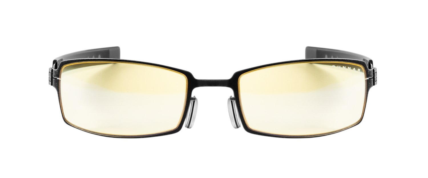 Gunnar Optiks PPK-07201 PPK Dark Steel Frame with Amber Lens - Not Machine Specific
