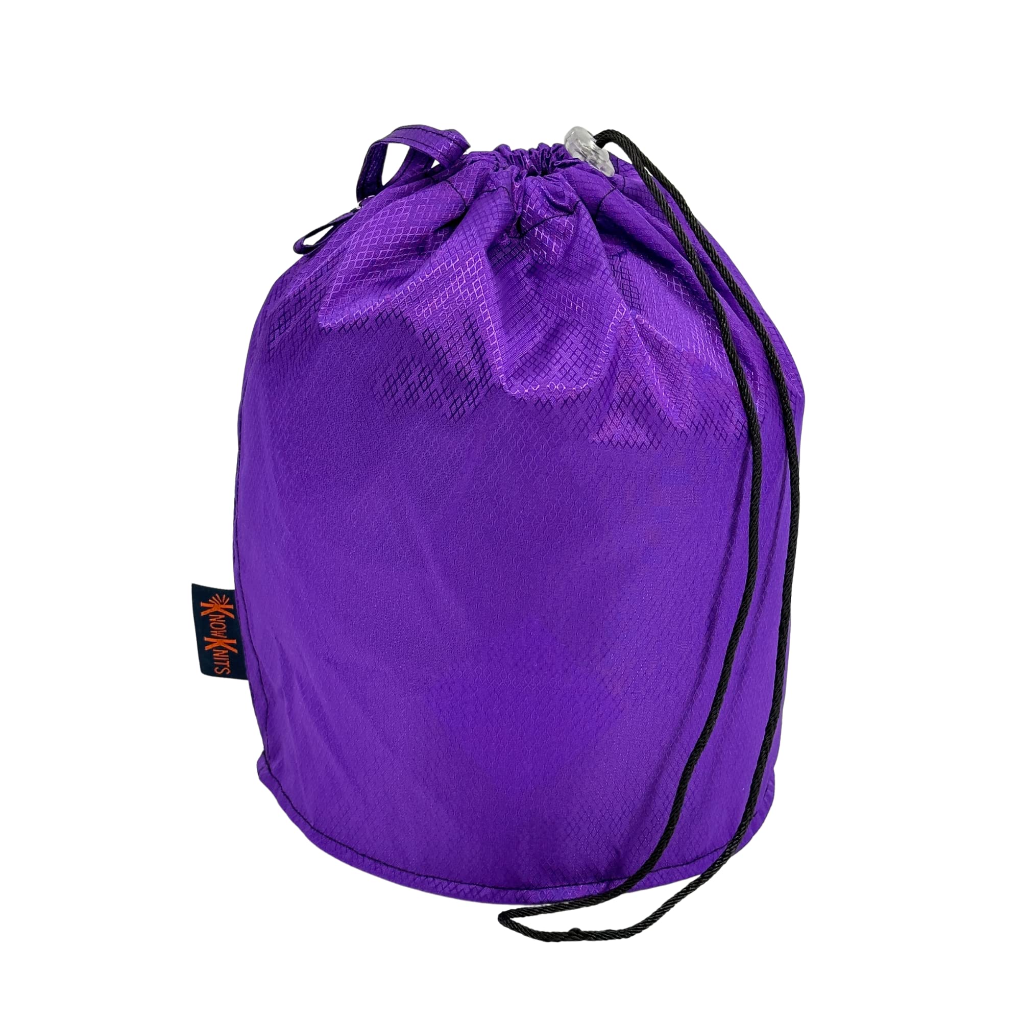 KnowKnits Purple Rain Jewel Color GoKnit Pouch Knitting Project Bag with Loop & Drawstring (Medium)