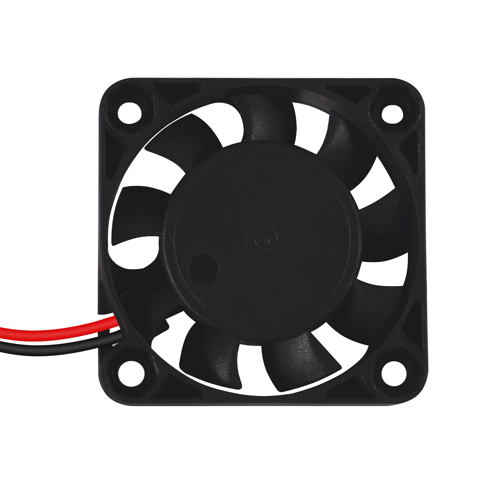 AITRIP 2pcs 3D Printer 40mm Fan 24V DC, 4010 Cooling Fan Sleeve Bearing Brushless 2 pin 40x40x10mm for 3D Printer, DVR and Other Small Appliances Series Repair