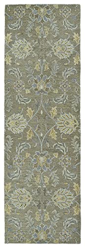 Kaleen Rugs Helena Hand-Tufted Area Rug, Sage, 8' x 10', (3212-59 810)