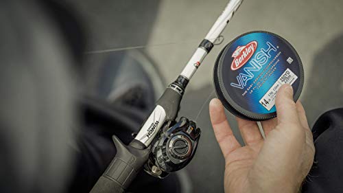 Berkley Vanish®, Clear, 17lb | 7.7kg, 2000yd | 1828m Fluorocarbon Fishing Line, Suitable for Saltwater and Freshwater Environments