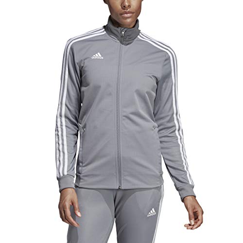 adidas Tiro 19 Training Jacket - Women's Soccer 2XS Grey/Clear Onix/White