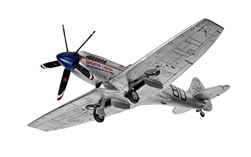 Airfix Model Set - A05139 Supermarine Spitfire MKXIV Civilian Schemes Model Building Kit - Plastic Model Plane Kits for Adults & Children 8+, Set includes Sprues & Decals - 1:48 Scale Model