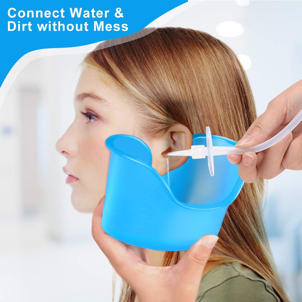 Ear Wash Basin, Wax Removal Basin Compatible with All Types of Ear Wash Systems