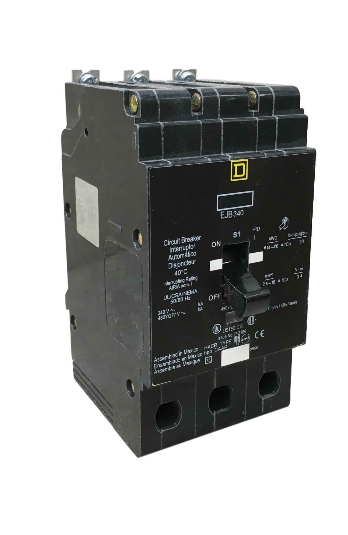 EJB34090 Circuit Breaker 65K Rated, Square D