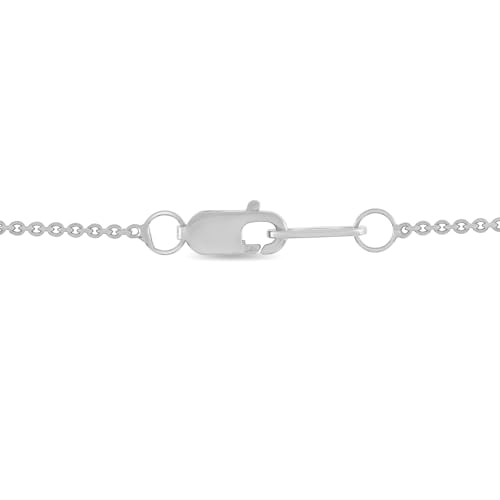 Amazon Essentials Sterling Silver Diamond Accent Love Knot Pendant Necklace , 18" (previously Amazon Collection)