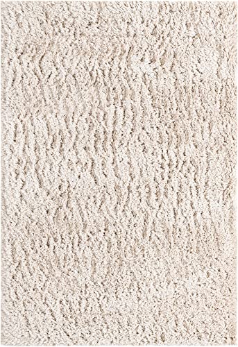 Rugs.com Marilyn Monroe™ Shag Collection Rug – 6' x 9' Blonde Shag Rug Perfect for Bedrooms, Dining Rooms, Living Rooms