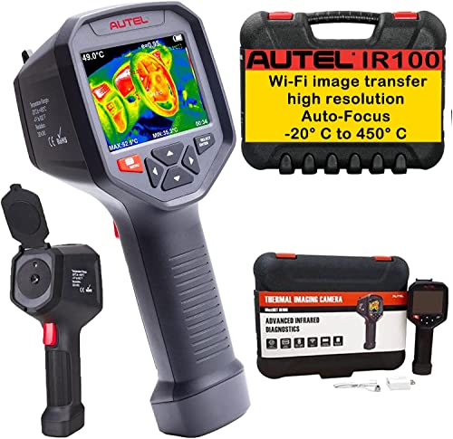 Autel Thermal Camera Autel IR100 Auto-Focus for Instant Thermal Imaging Dual Camera Wi-Fi Image Transfer to PC or MaxiSys Tablet