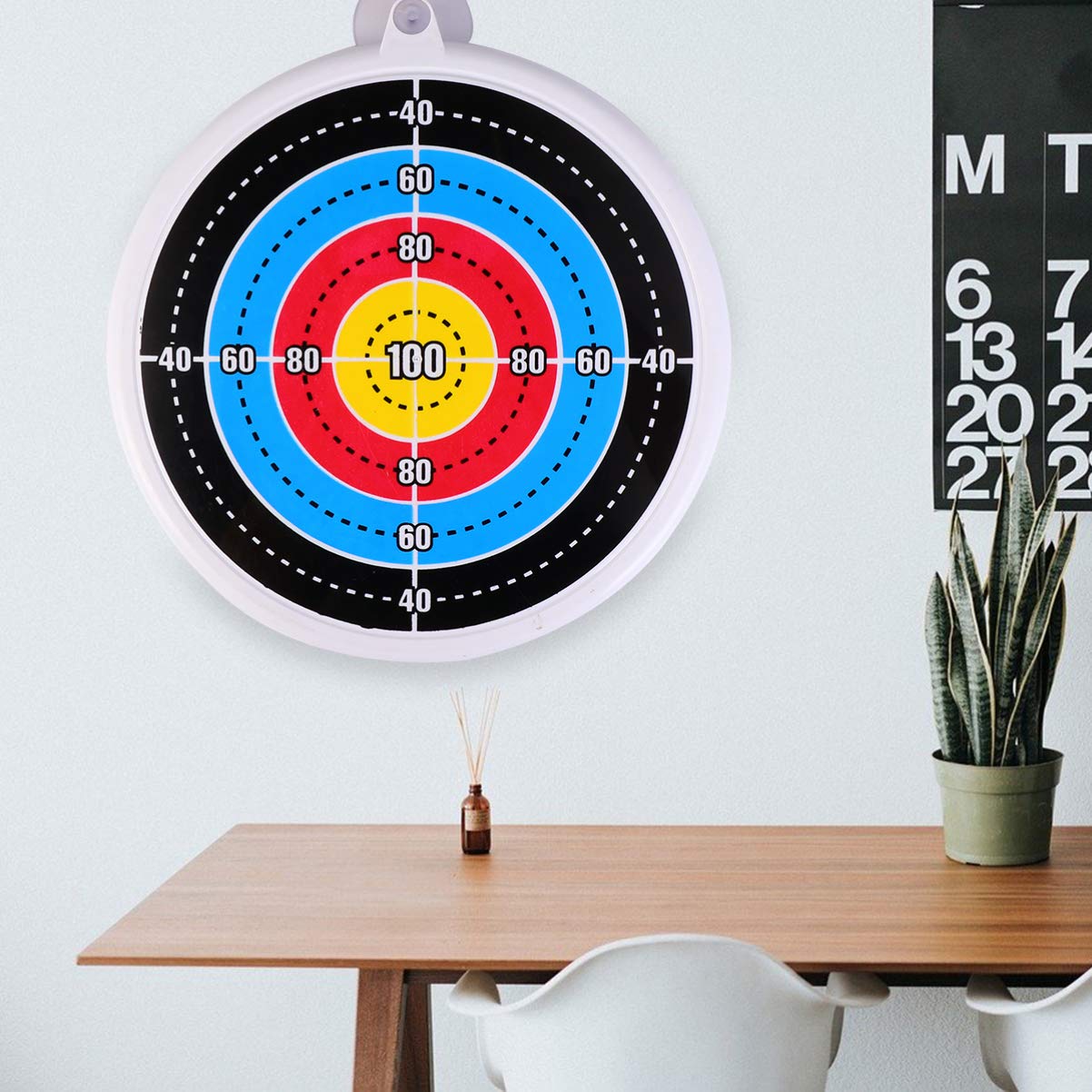 Abaodam Funny Archery Target for Kids Wall Hanging 24CM/ 10In Practical Plastic Target Bow Skill Target Games Target Ring Target for Indoor & Outdoor Toys Archery