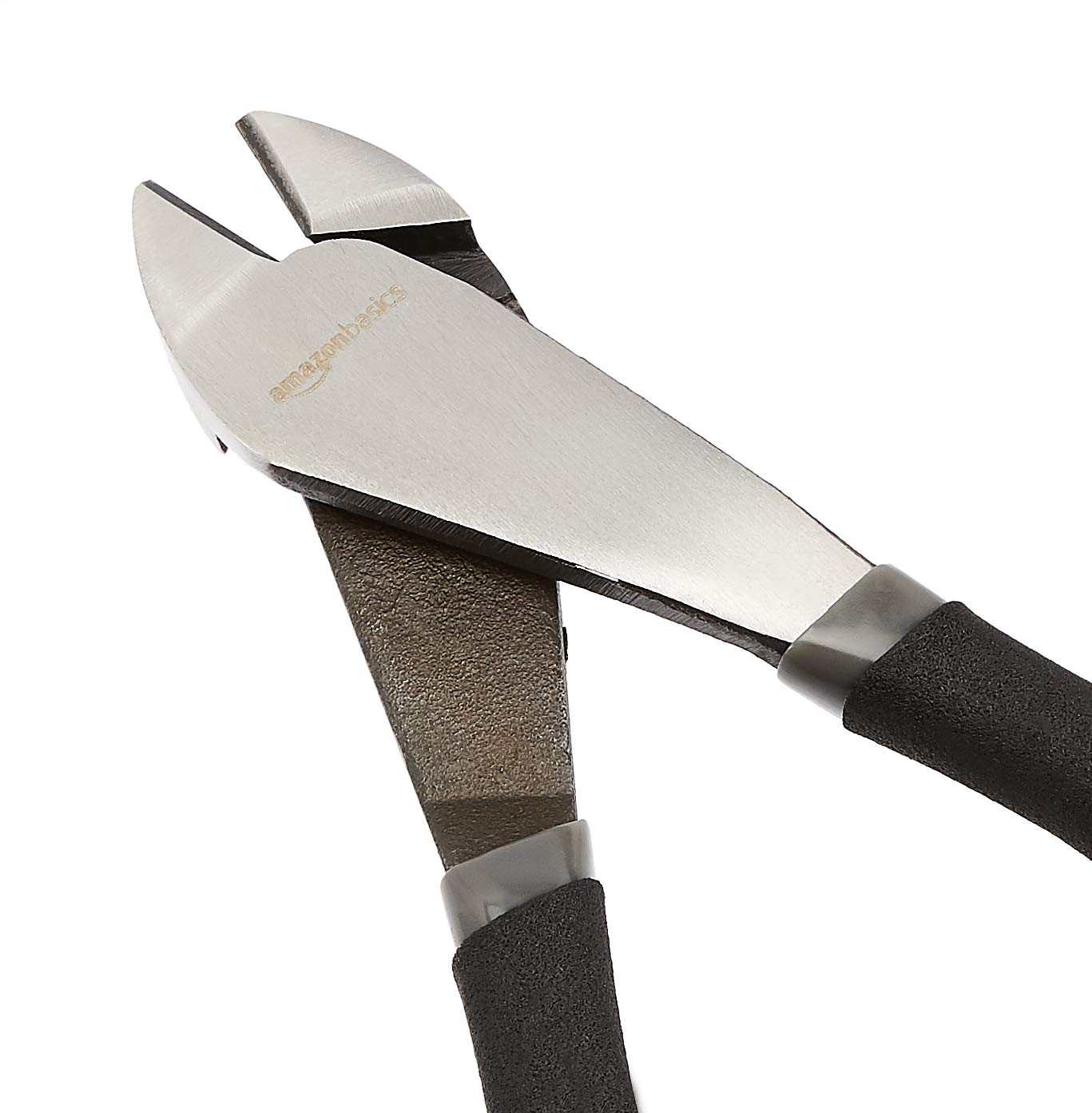 Amazon Basics Angled Head High Leverage Diagonal Cutters - 8-Inch, Chrome