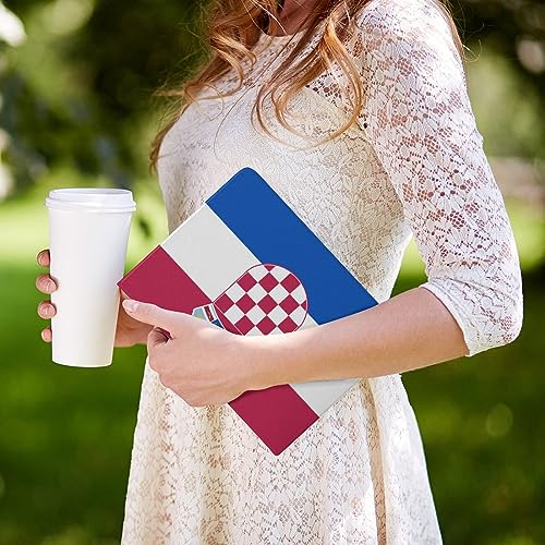 Croatian Flag Fashion Case for IPAD 2020 AIR 4 (10.9in), Pen Slot Protective Cover for IPAD 2020 AIR 4 (10.9in), Convenient Magnetic Stand