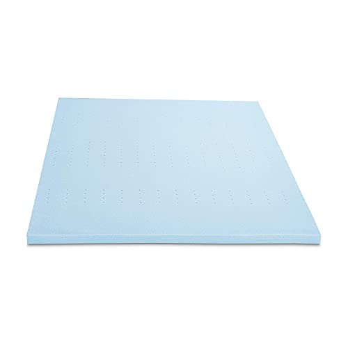Amazon Basics Cooling Gel-Infused Memory Foam Mattress Topper - Ventilated for Airflow, CertiPUR-US Certified Foam, 2-Inch - Full