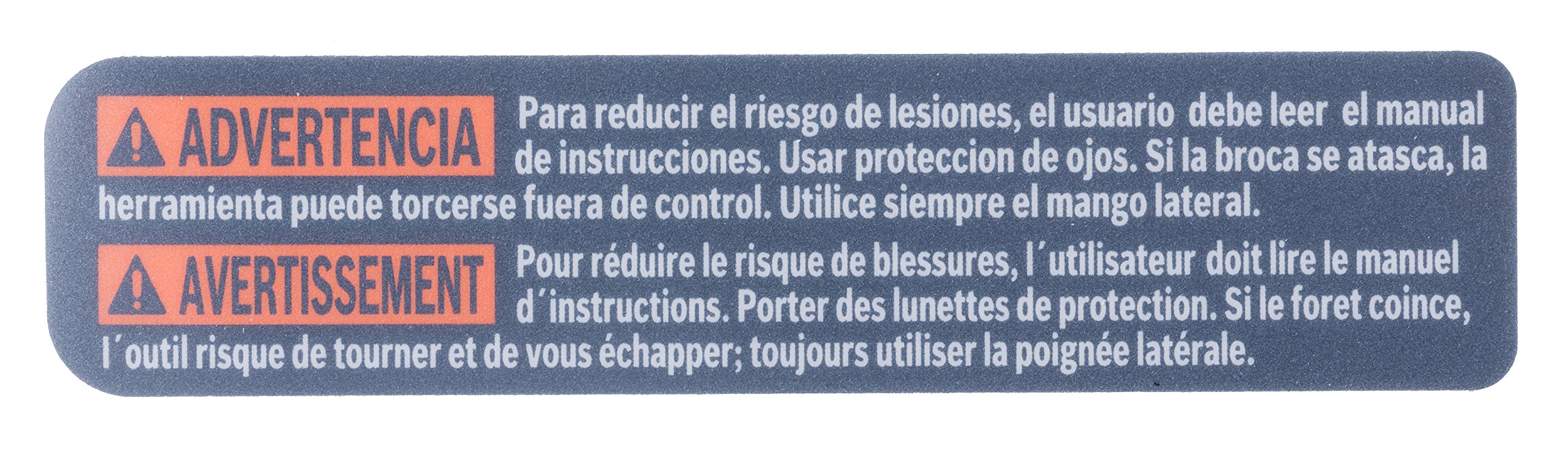 Bosch Parts 2601115550 Label