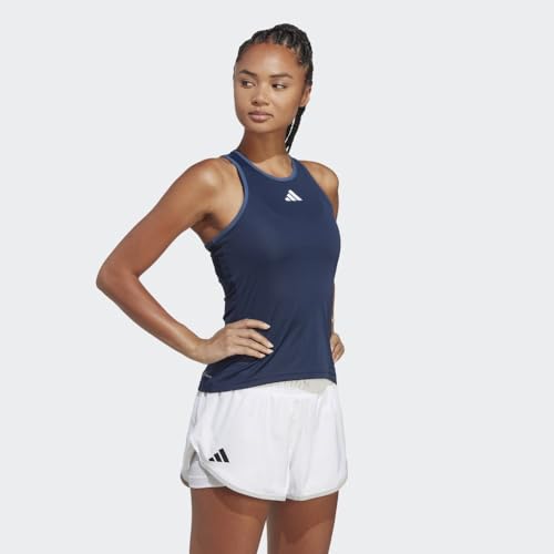 adidas Women's Club Tennis Tank, Collegiate Navy, Small