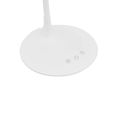 Amazon Basics Eye-caring LED Desk Lamp, 3 Lighting Modes with 40-minute Timer and Touch Control - 32 LEDs, white