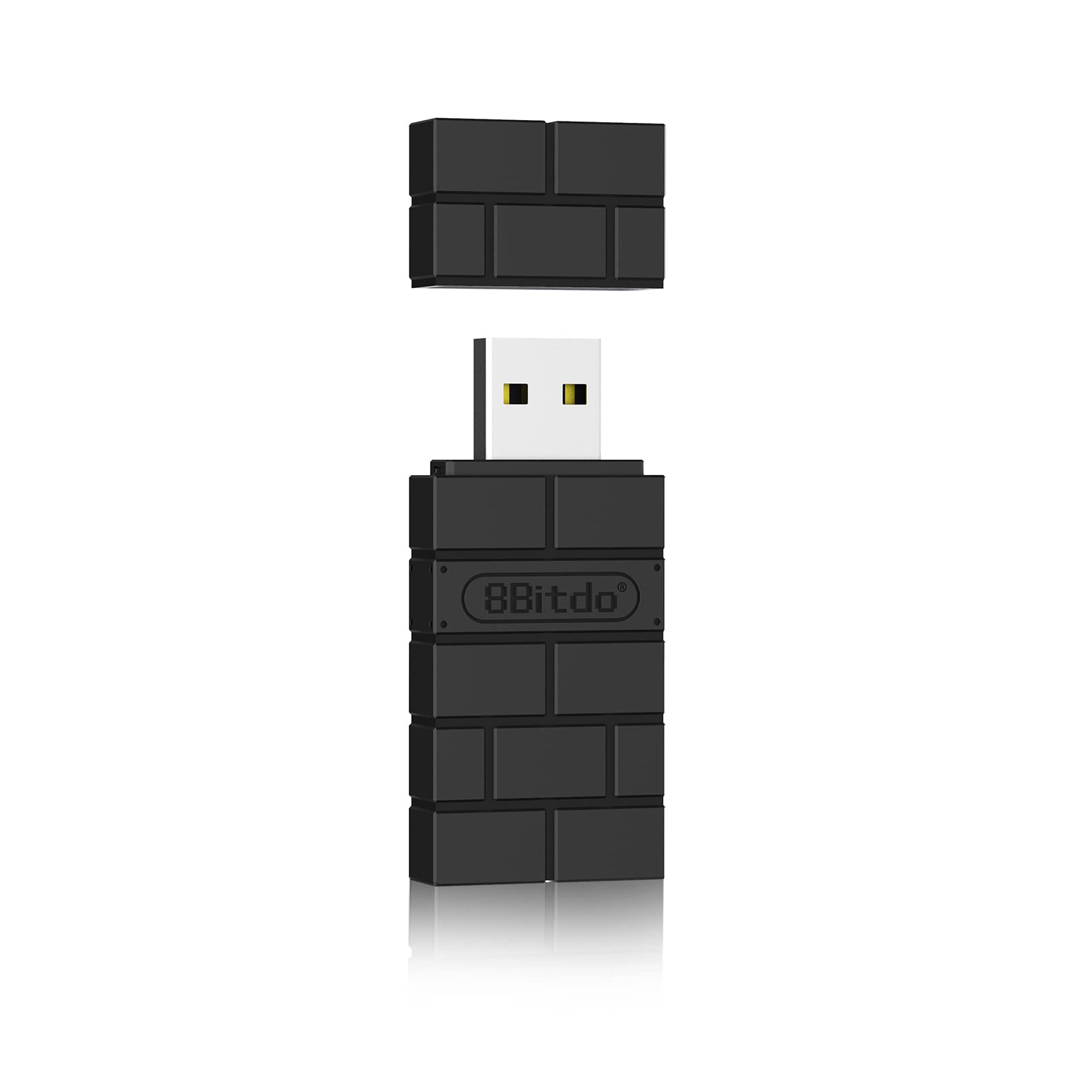 8BitDo USB Wireless Bluetooth Adapter Dongle 2 for Switch/OLED, Windows 10/11, Mac & Raspberry Pi, Compatible with Xbox Series X/S, Xbox One, Xbox Elite Series 2, Switch Pro, PS5/PS4/PS3 Controller