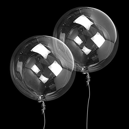 Bobo Balloons 20Inch Kit Tcwlyfc 50Pcs - Balloon Arch Kit, Clear Balloons Decor For Birthdays, Weddings, Baby Showers, Durable TPU - Party Decorations, Bulk Balloons, Bobo Balloons Set
