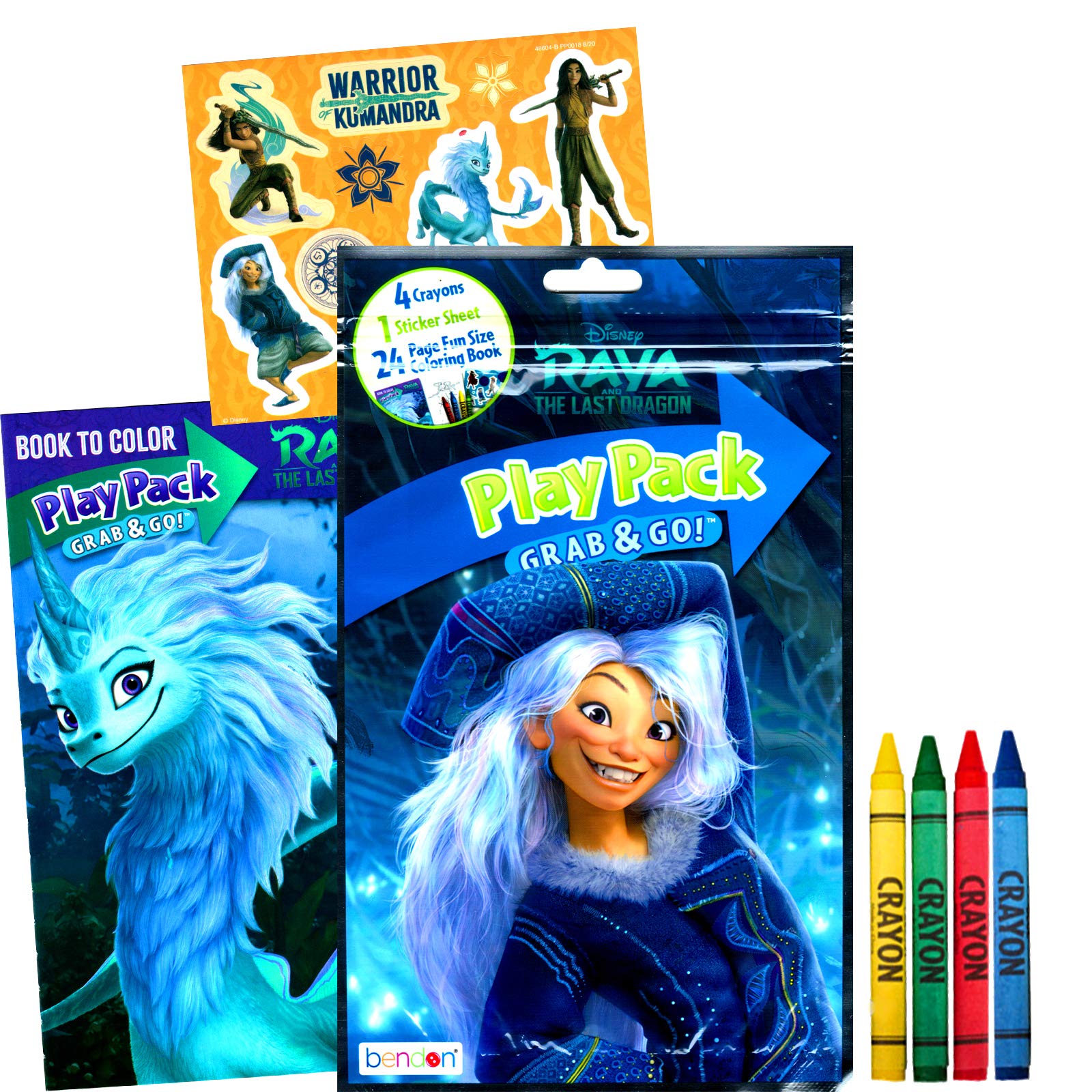 Disney Raya and The Last Dragon Coloring Books and Activities Bundle Set with Coloring Books, Imagine Ink, Stickers and More
