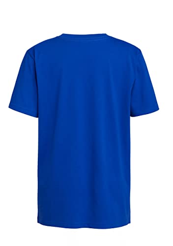 adidas Boys' Short Sleeve Cotton Jersey Graphic T-Shirt (6, Acid Red)