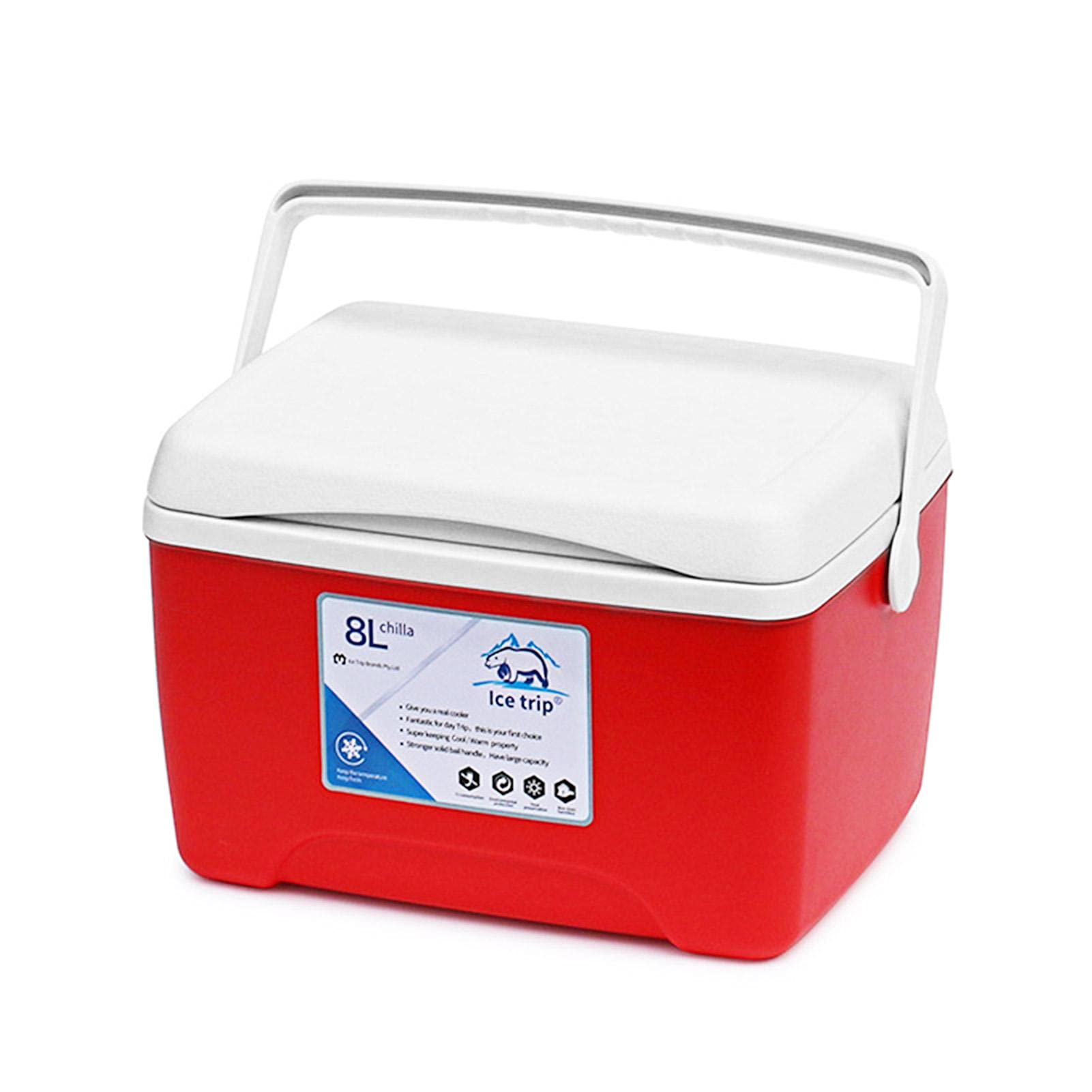 8L Cooler Box, Outdoor Rotomolded Cooler, Portable Cooler Box for BBQ, Camping, Pincnic, and Other Outdoor Activities