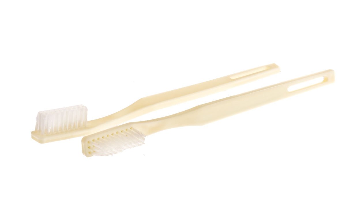 Medline Adult Toothbrush with 30 Tufts, Individually Wrapped, Dental Hygiene Essential, Pack of 24