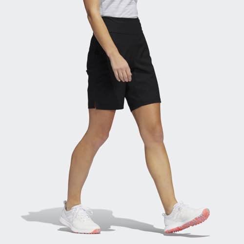adidas Women's Standard Ultimate365 8.5 Inch Modern Bermuda Golf Shorts, Black, Medium