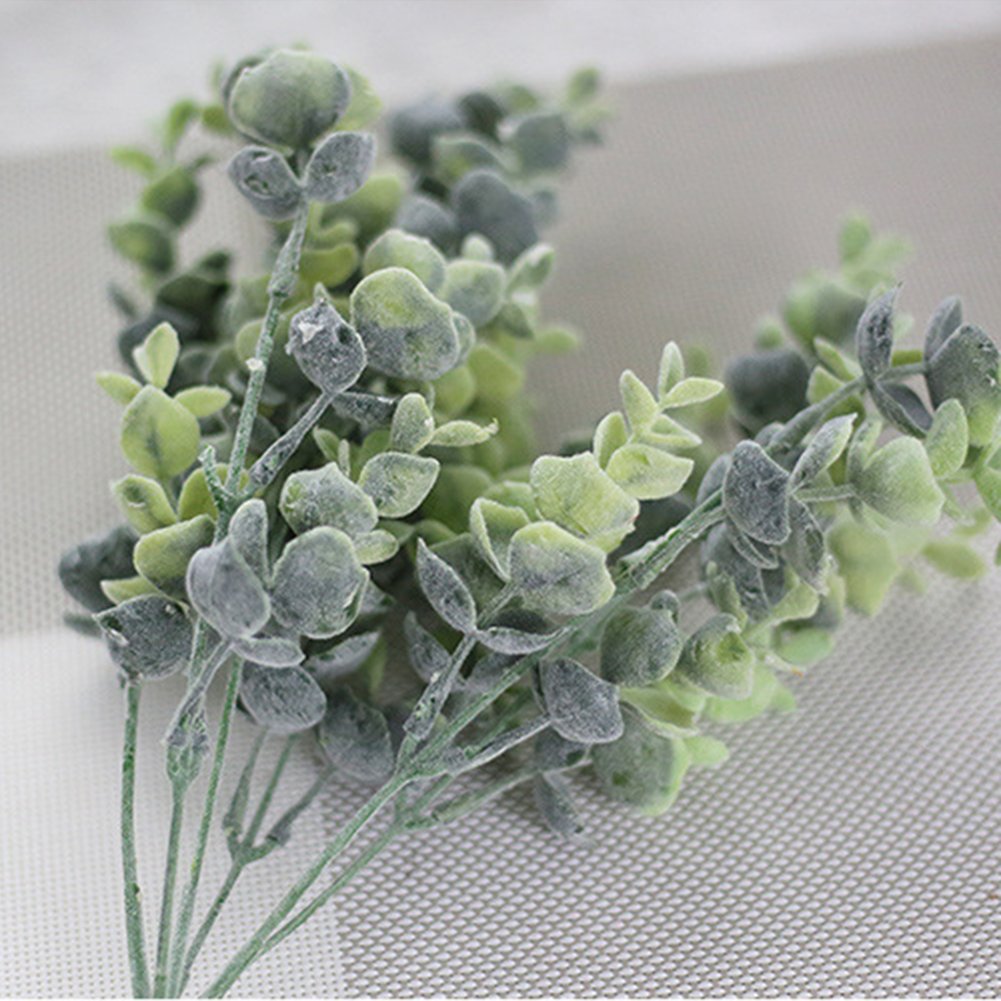 Bluelans® Artificial Fake Plastic Artificial Plastic Plant Eucalyptus Grass for Home Garden Wedding Party Decoration