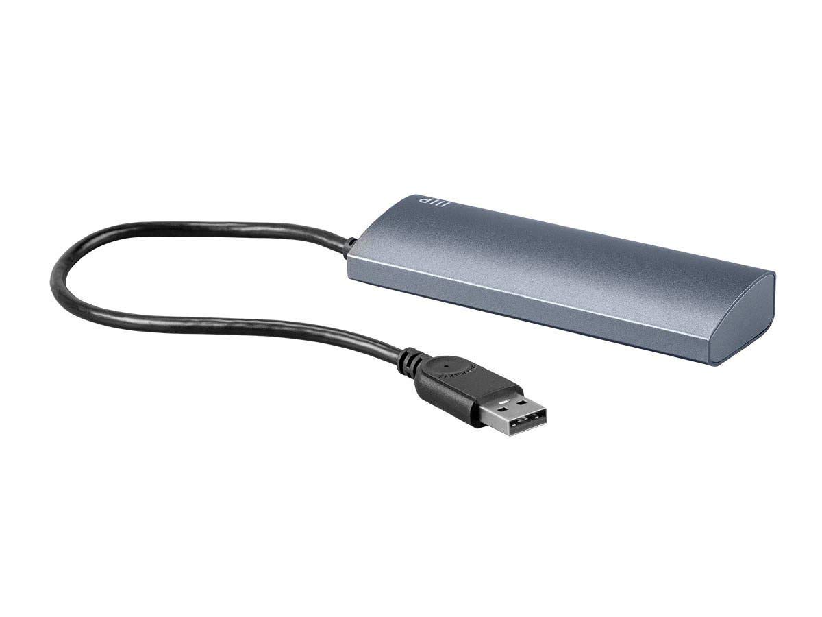Monoprice USB 3.0 Hub, 4-Port, Aluminum Unibody Design, Up to 5Gbps, Plug and Play, Compatible with Windows and MacOS