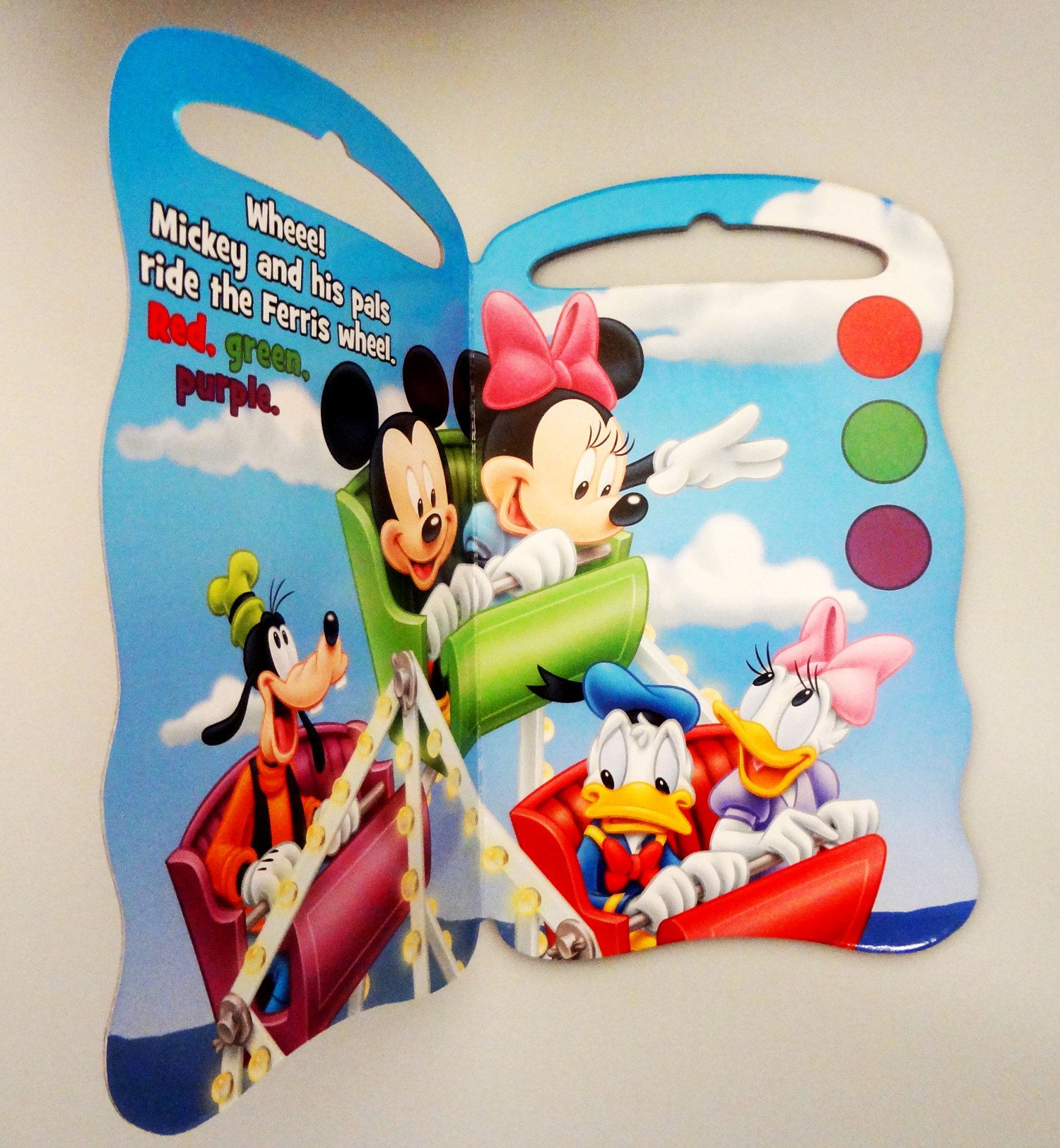 Disney Mickey and Friends Baby Beginner Board Books (Set of 4 Shaped Board Books)
