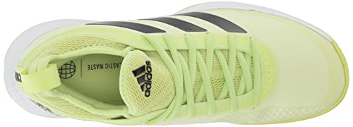 adidas Women's Defiant Generation Tennis Shoe, Almost Lime/Black/Pulse Lime, 9.5