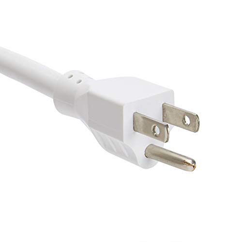 AmazonCommercial Power Strip Surge Protector, 1 PACK, White