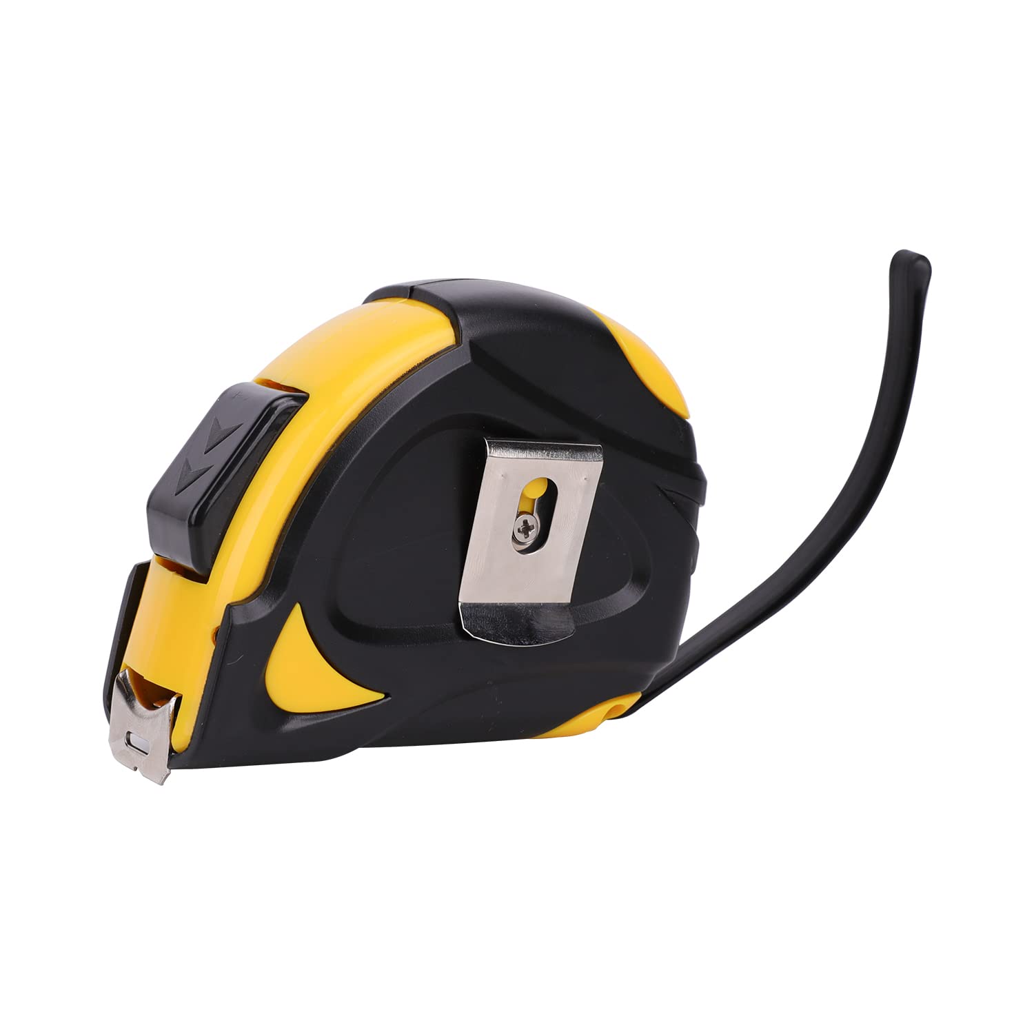 Amazon Basics Self-Locking Tape Measure Set - 25-Feet (8-Meters), 16-Feet (5-Meters), and 33-Feet (10-Meters), Inch/Metric Scale, MID Accuracy, 3-Pack