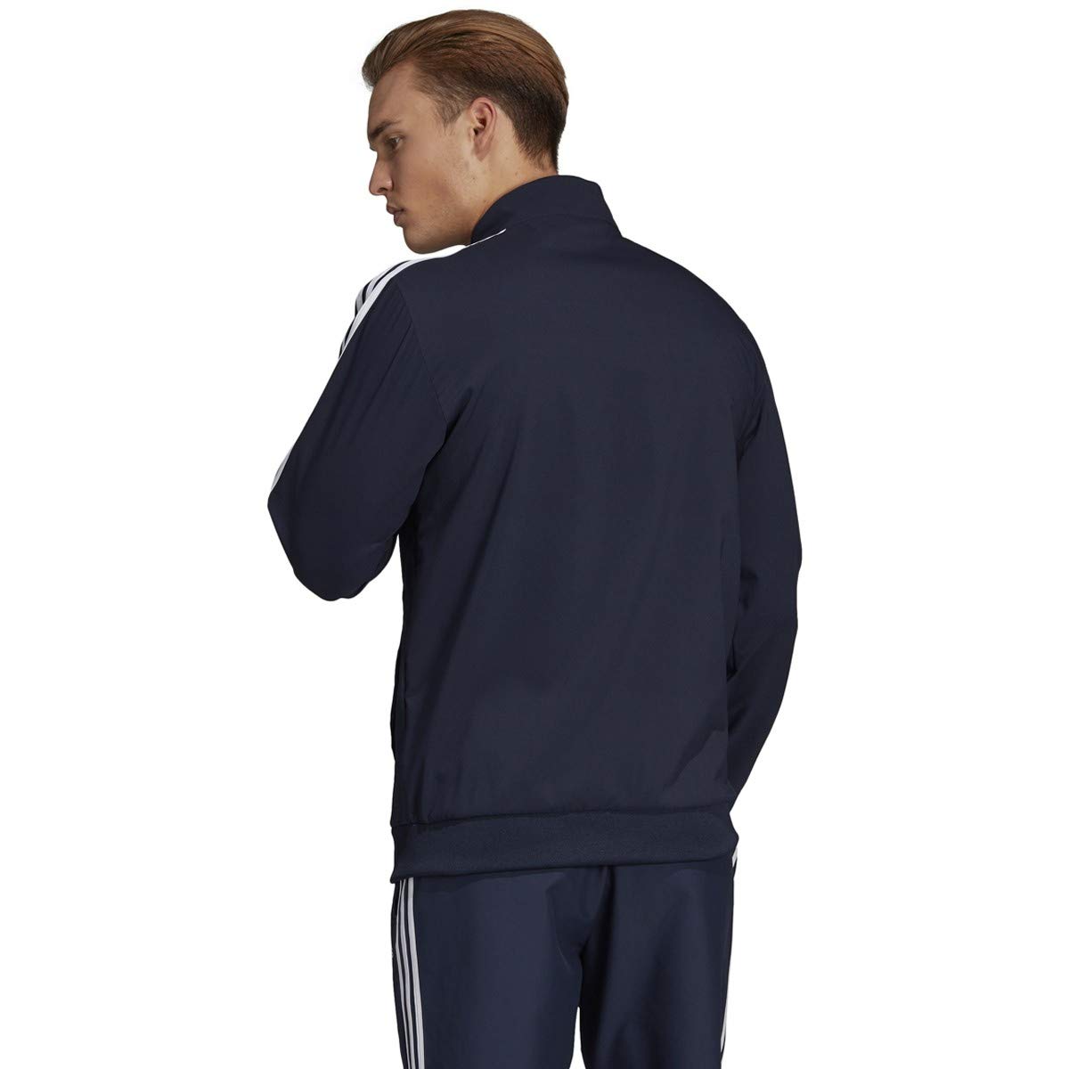 adidas Essentials Men's 3-Stripes Track Jacket, Legend Ink/White, 3X-Large