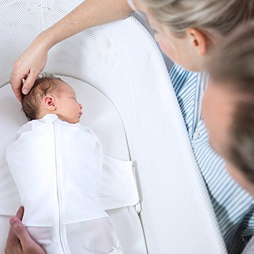 Happiest Baby SNOO Bassinet Fitted Sheet - 100% Organic Cotton Nursery Bedding - Fits SNOO Sleeper Crib Mattress (White)