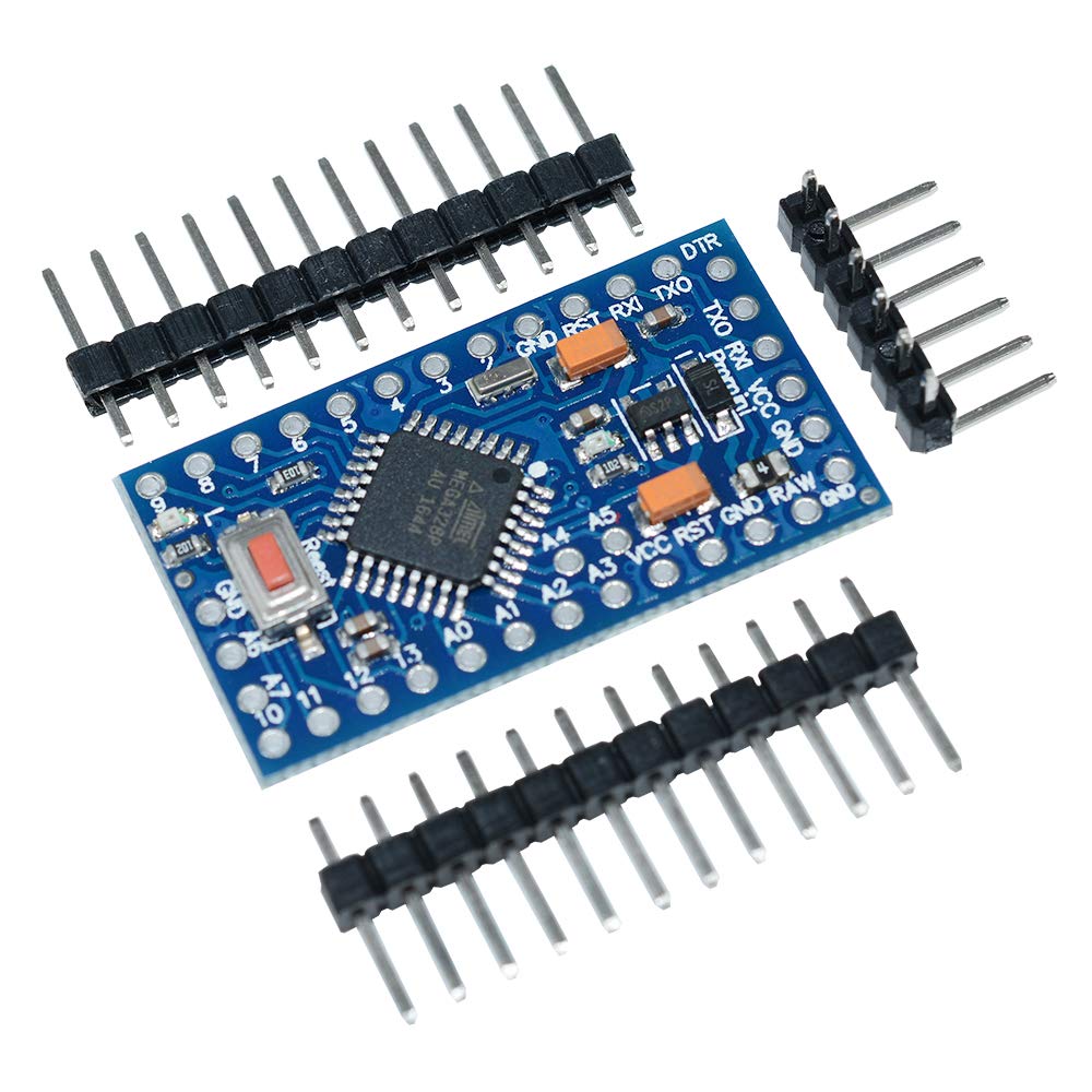 diymore 5pcs Pro Mini ATmega328P 3.3V 8M Module Board with Crystal Oscillator Pins Replace ATmega128