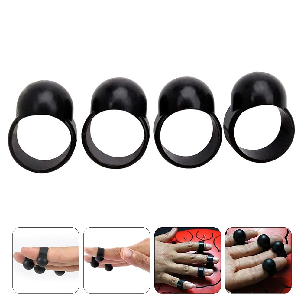 8pcs Tongue Drum Finger Picks Knocking Finger Sleeves Silicone Rubber Finger Cover for Handpan Percussion Instrument Accessories