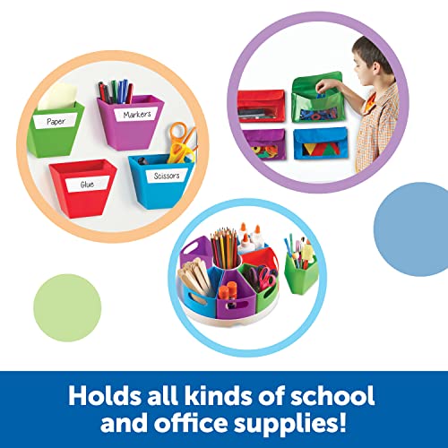 Learning Resources Create-a-Space Storage Bundle, Home School Set, Classroom Accessories, Ages 3+