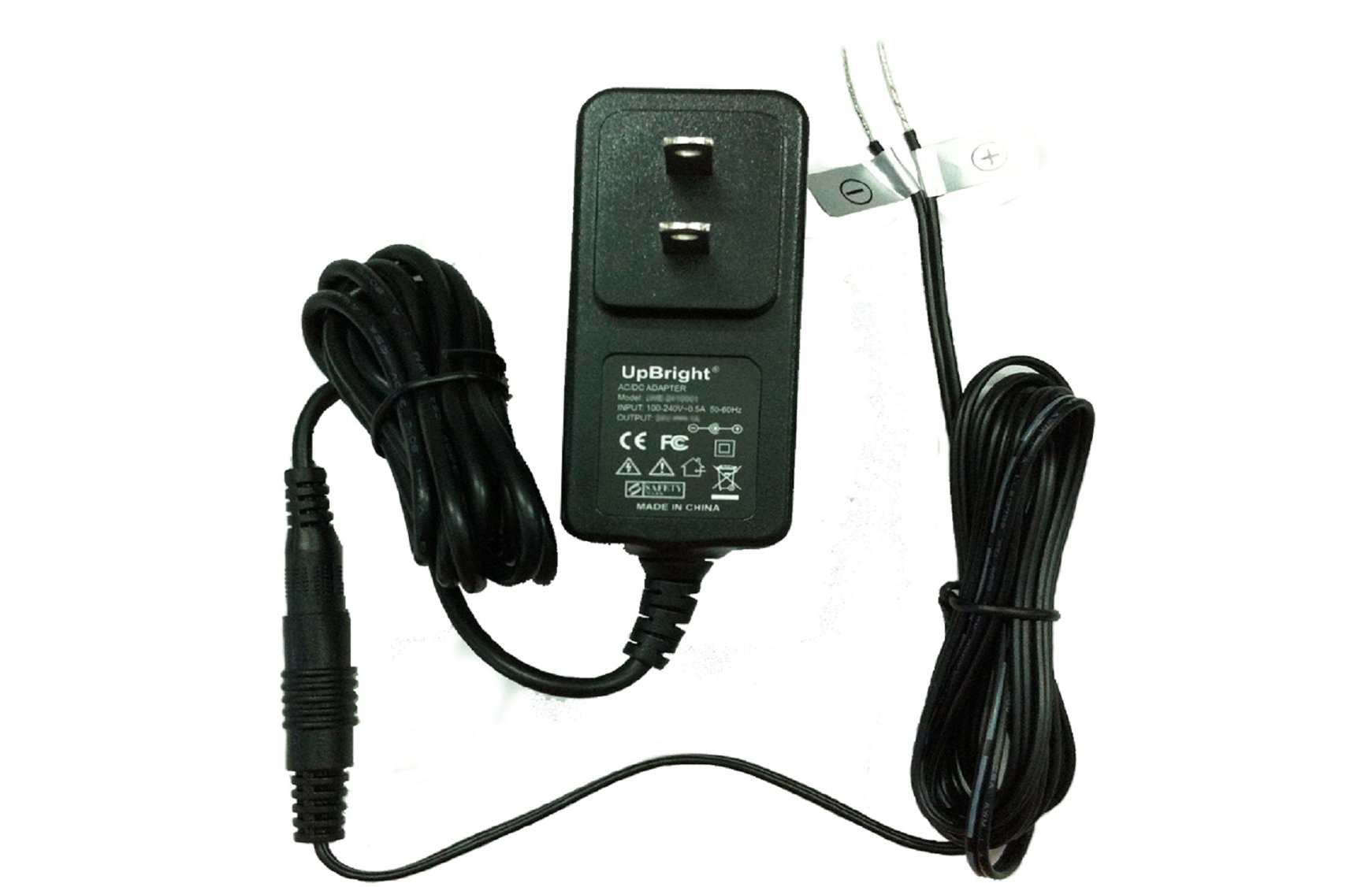 UpBright 24V AC/DC Adapter Compatible with LiftMaster Universal Radio Control Receiver 85LM 355LM 412HM 422LM 423LM 535LM 850LM 95LM 24-Volt 12V-24VDC Power Supply (2 Terminal connectors Power Cord)