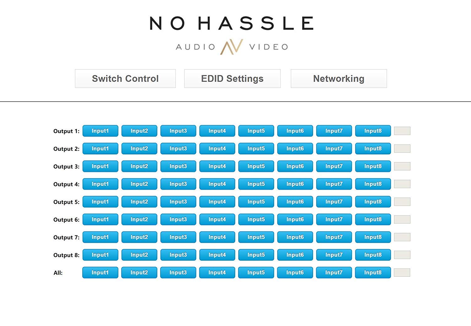 8x8 HDMI 4K HDR Matrix Switcher 18GBPS ULTRA YUV 4:4:4 HDCP2.2 60Hz HDMI 2.0B Doby ATMOS HDTV ROUTING SELECTOR SPDIF AUDIO CONTROL4 SAVANT HOME AUTOMATION SWITCH IP RS232