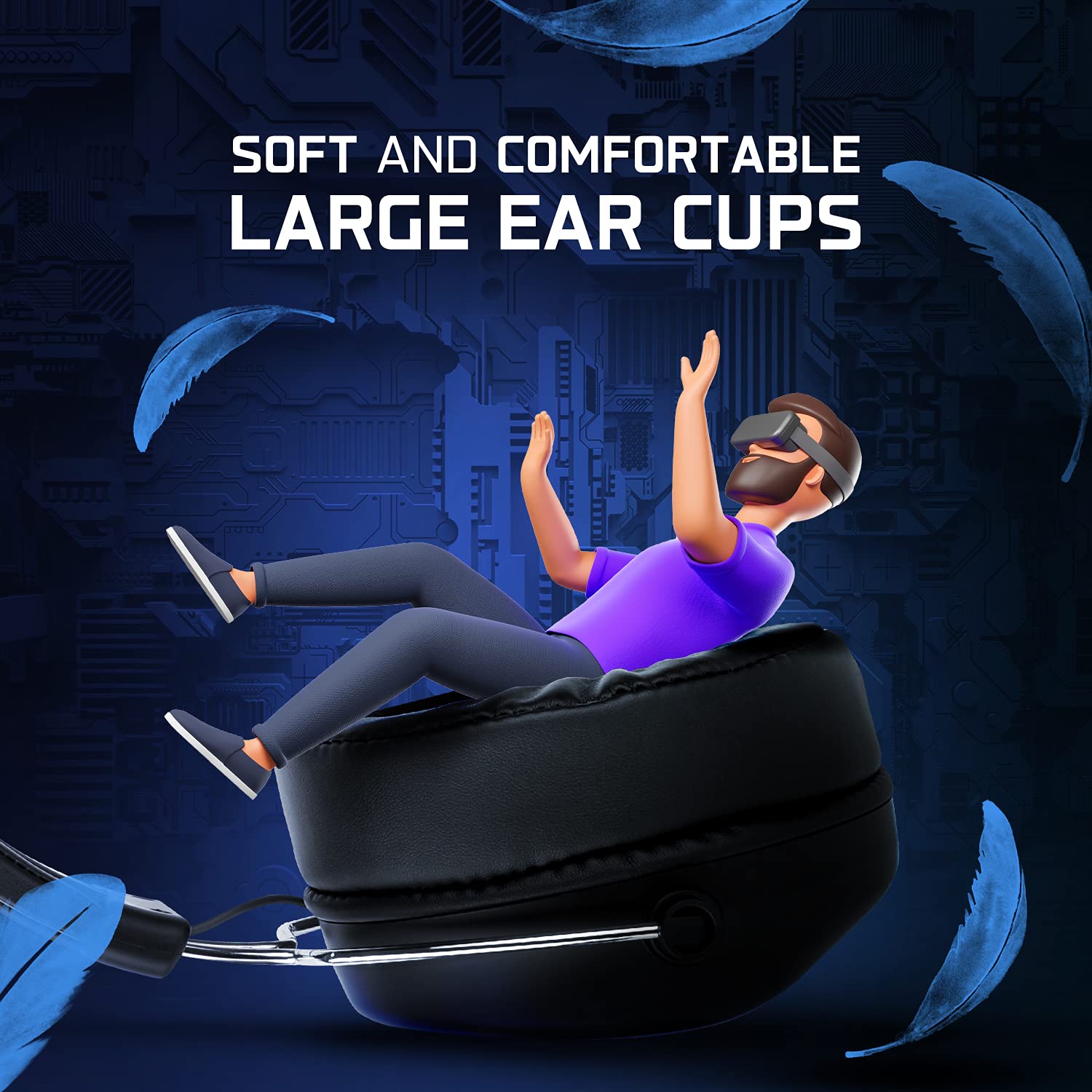 ABKONCORE B700M Virtual 7.1 Surround Sound Card & 3.5mm RGB Gaming Headset with Adjustable Noise Cancelling Mic & Multi Compatibility PS4, PC, Xbox one, Nintendo Switch, Tablet, Mobile