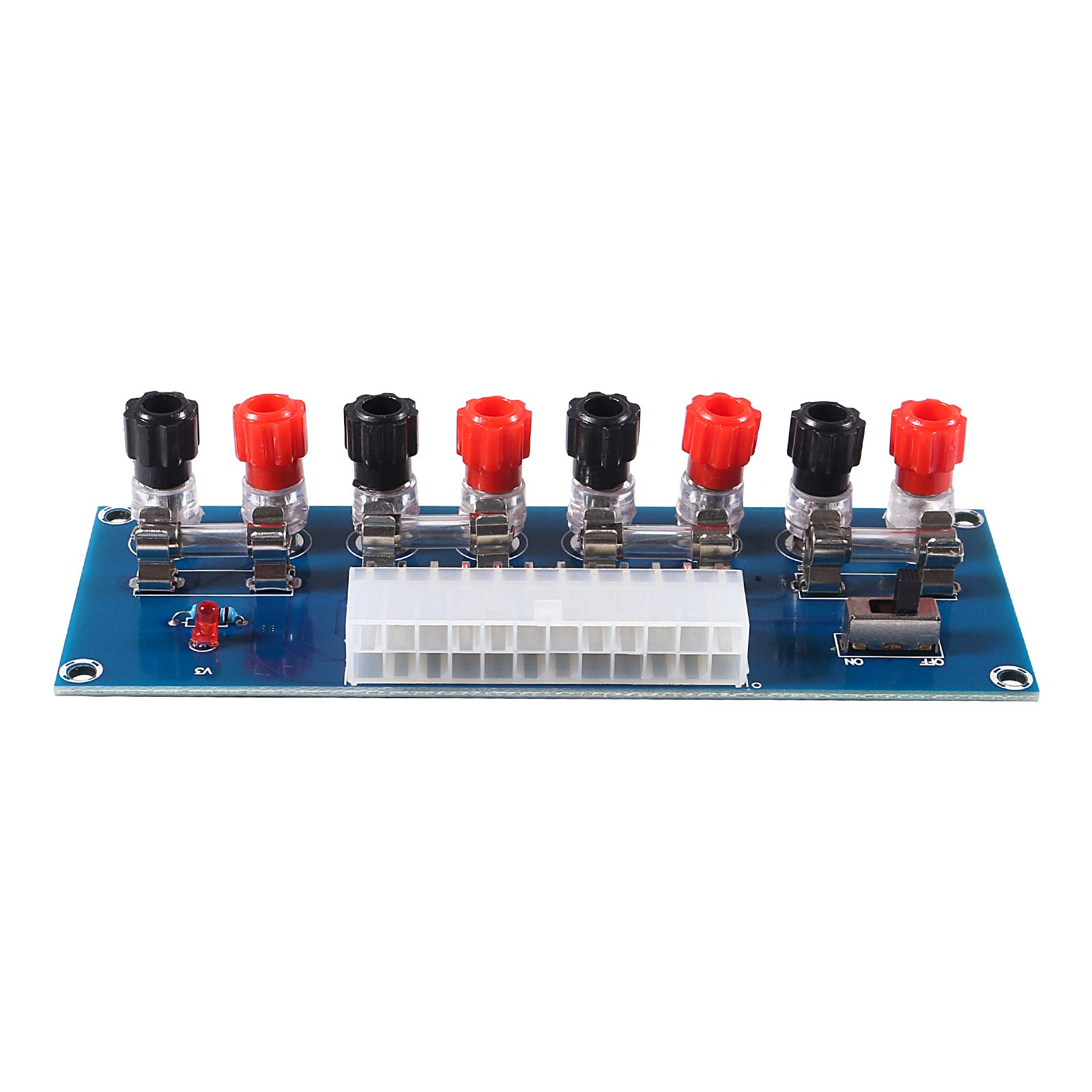 ALMOCN 2PCS 24 Pin XH-M229 Benchtop Power Board Computer ATX Power Supply Breakout Adapter Module Desktop Computer Chassis Power Supply ATX Transfer Board 12V 5V 3.3V