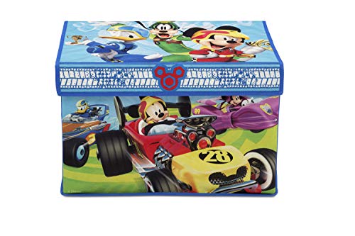 Delta Children 4-Piece Kids Furniture Set (2 Chairs and Table Set & Fabric Toy Box), Disney Mickey Mouse