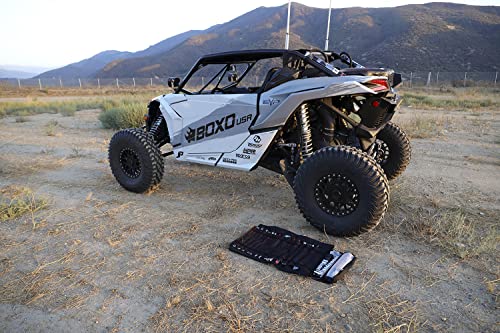 BOXO USA UTV Tool Roll - Heavy Duty Universal Tool Bag Organizer for Side by Side, RZR, CanAm, UTV, Truck (Tool Roll + Dry Bag)