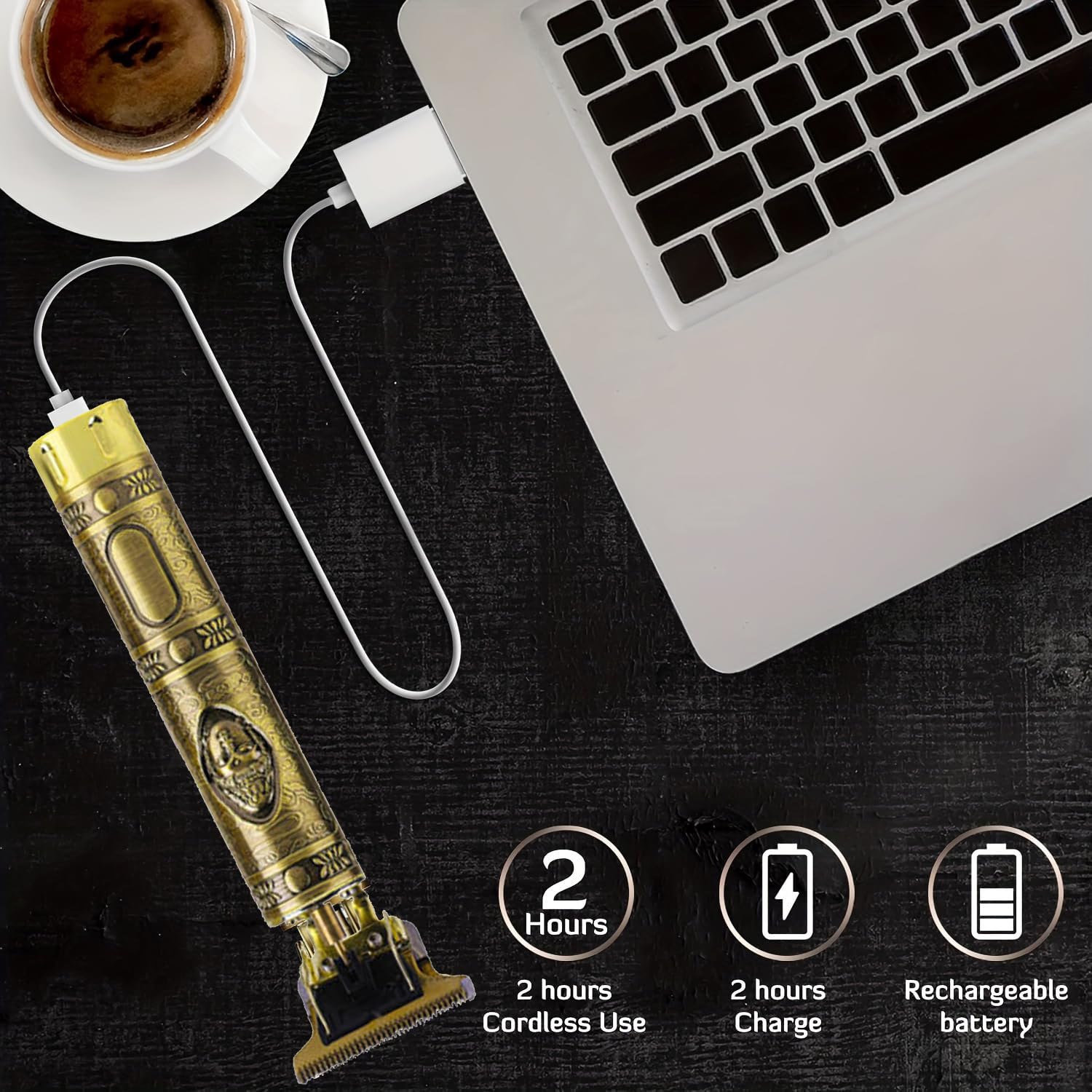 Amebee Man Hair Clipper Man Shaver Trimmer for Grooming Rechargeable Electric Hair Cutting Machine Blade Trimmer USB Rechargeable Cordless Guide Combs Barber Stylish Machine