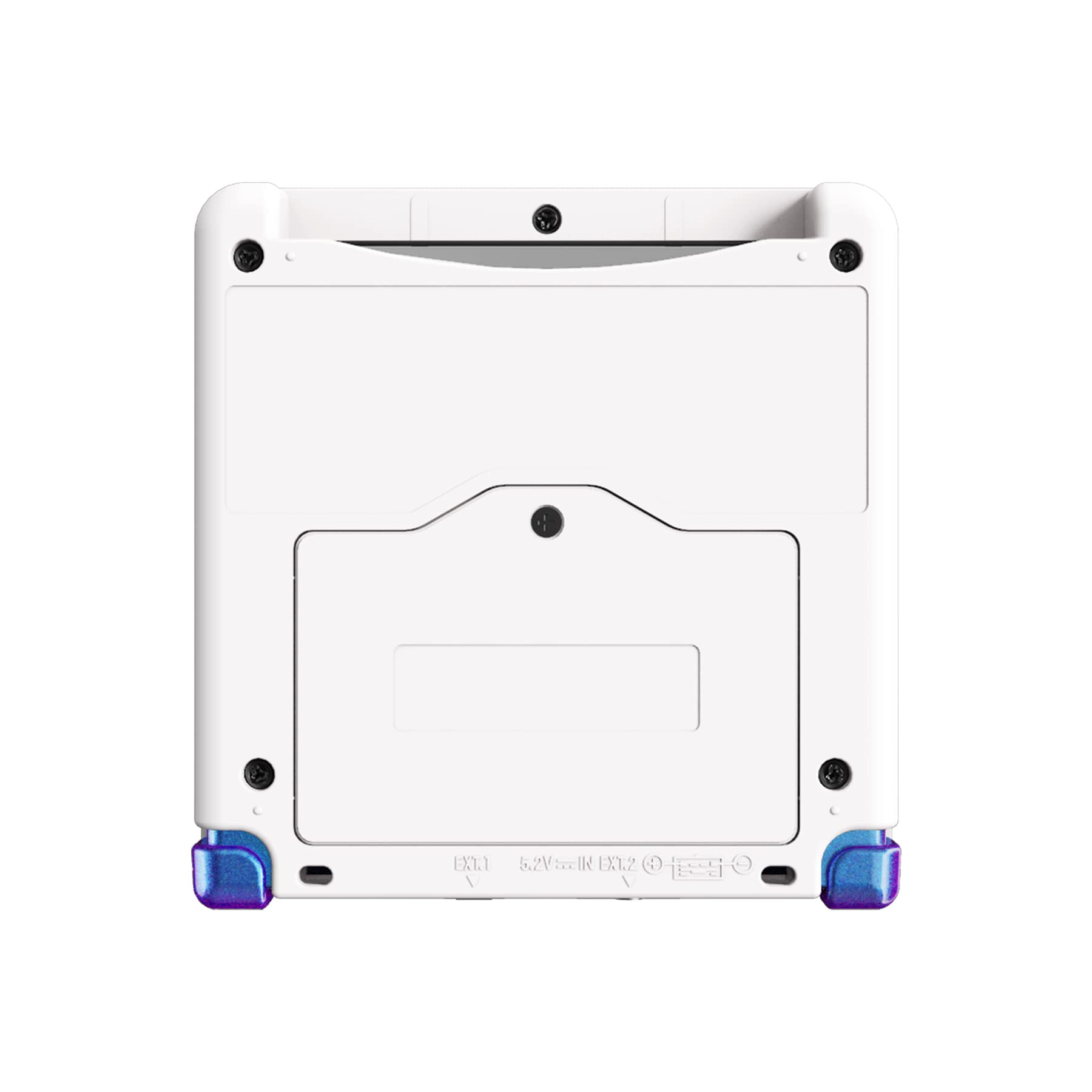 eXtremeRate Chameleon Purple Blue Glossy Custom Full Set Buttons for Gameboy Advance SP, Replacement A B L R Button Power On Off Volume Button D-pad Key for GBA SP Console - Console NOT Included