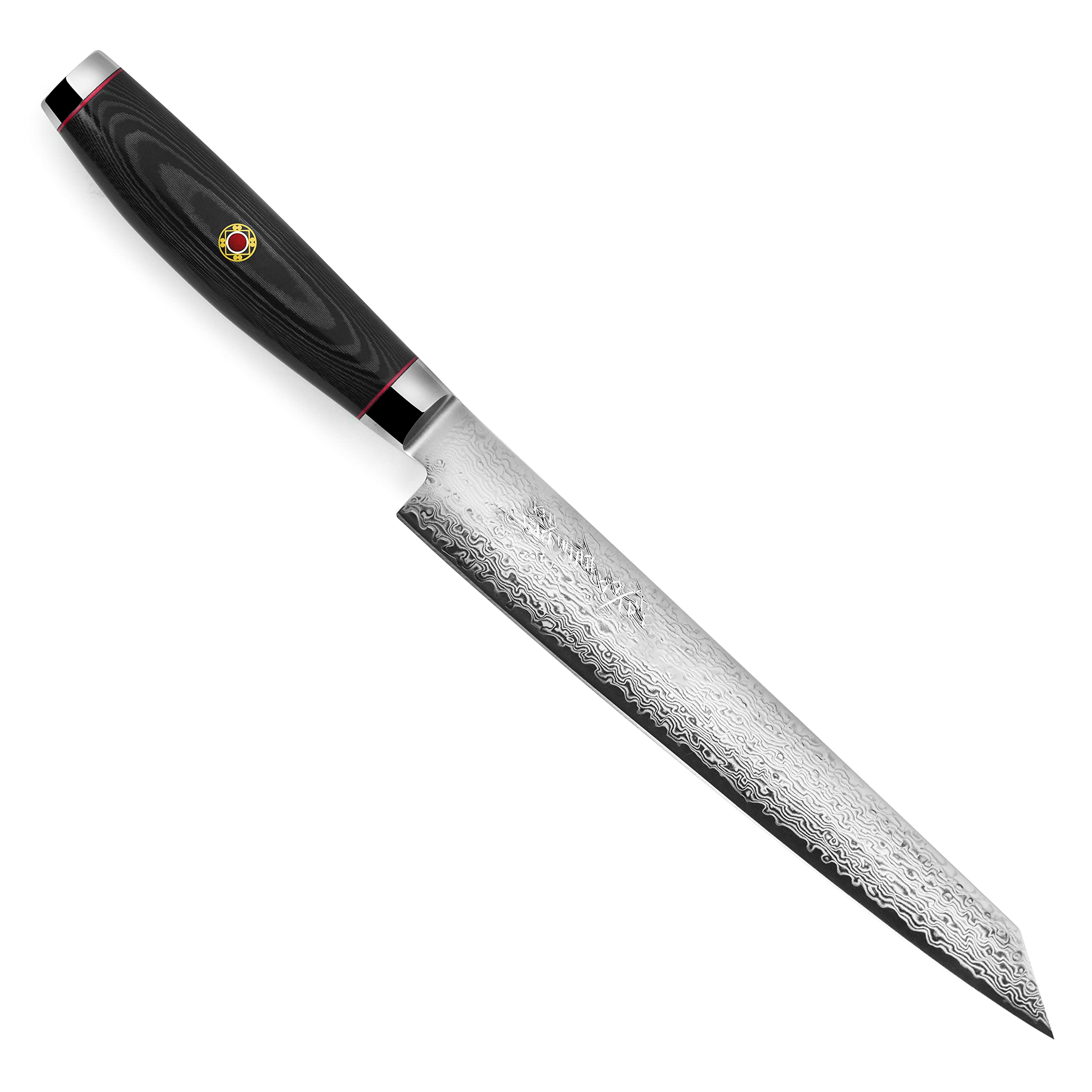 Enso SG2 Slicing Knife - Made in Japan - 101 Layer Stainless Damascus, 9"
