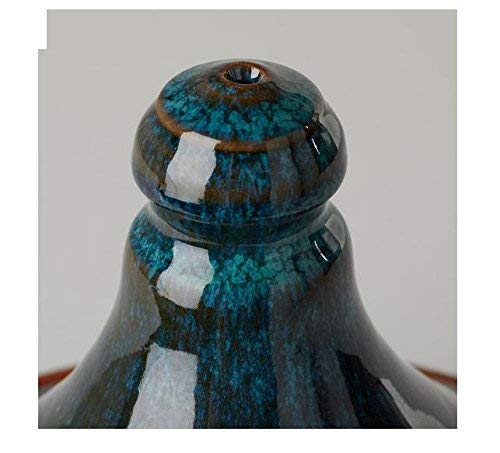 Amazing Cookware 20cm Terracotta Tagine in 'Peacock Green