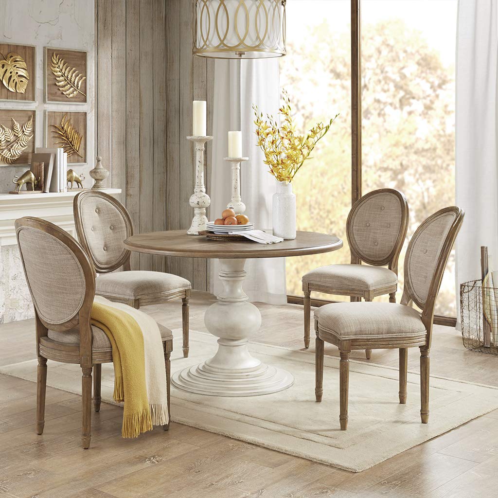 Lexi Dining Table Reclaimed Walnut/Antique Cream See Below